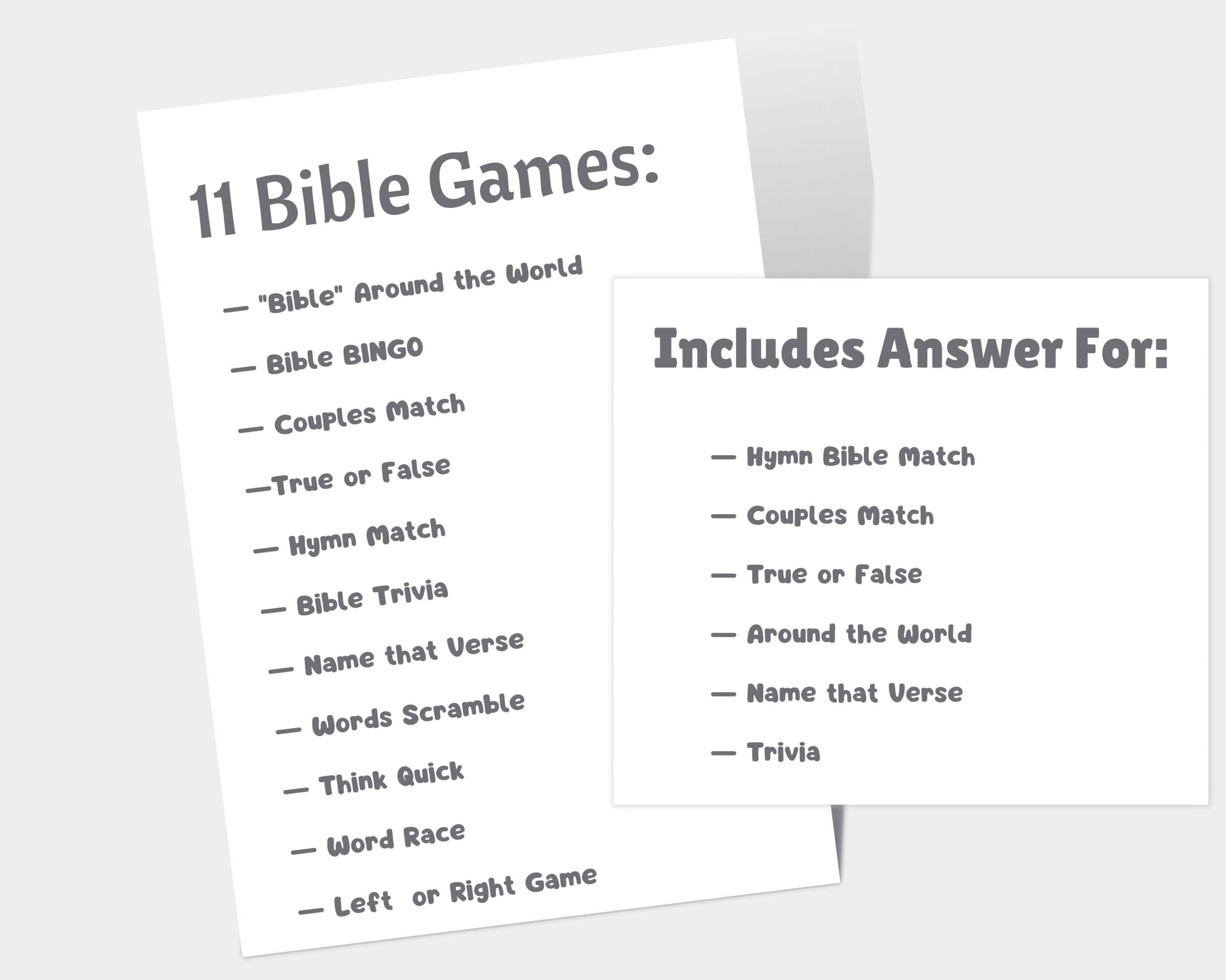 Bible Games, Bible Games for Kids, Bible Games for Family, Bible Games ...