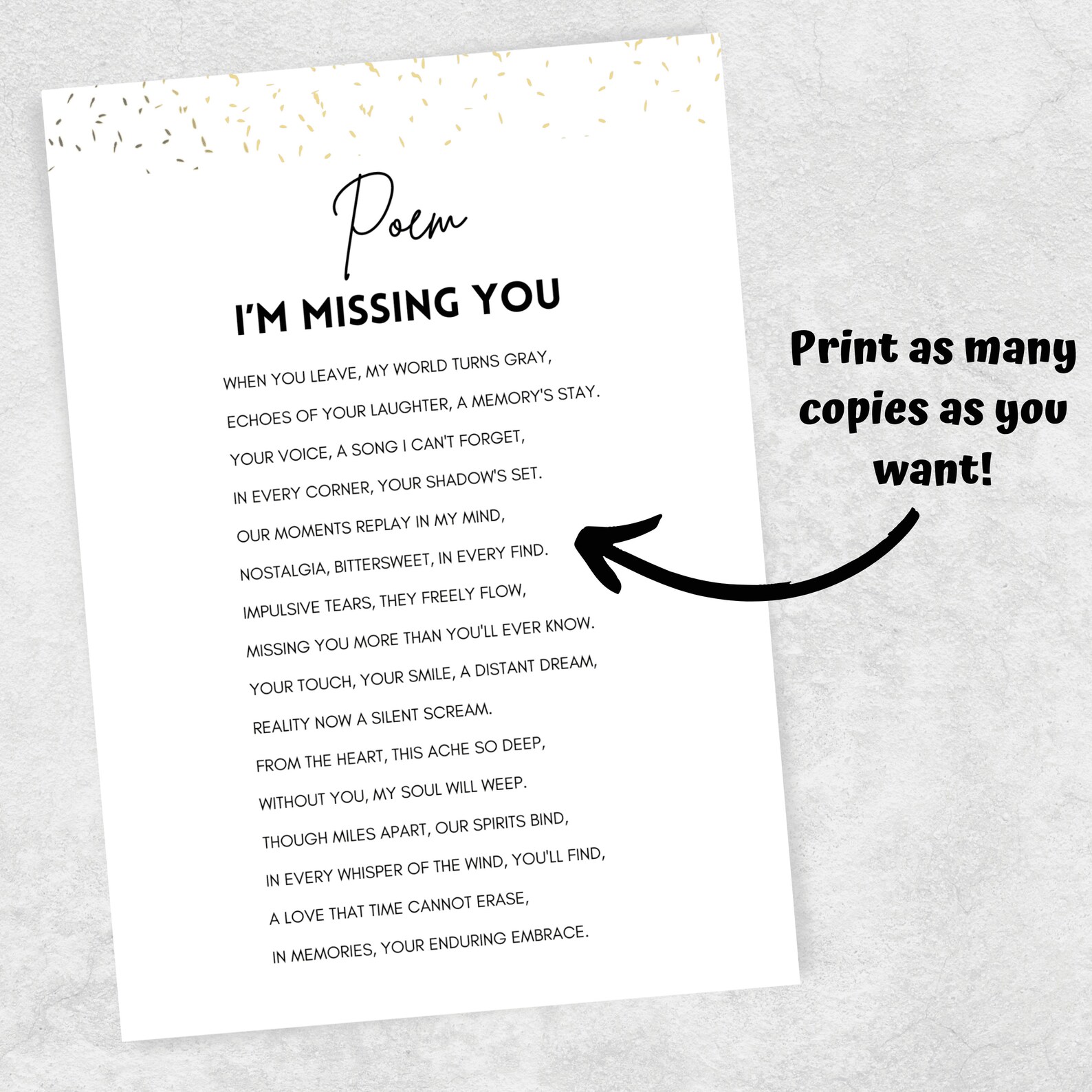 I'm Missing You Poem, Going Away Party Games, Going Away Games ...