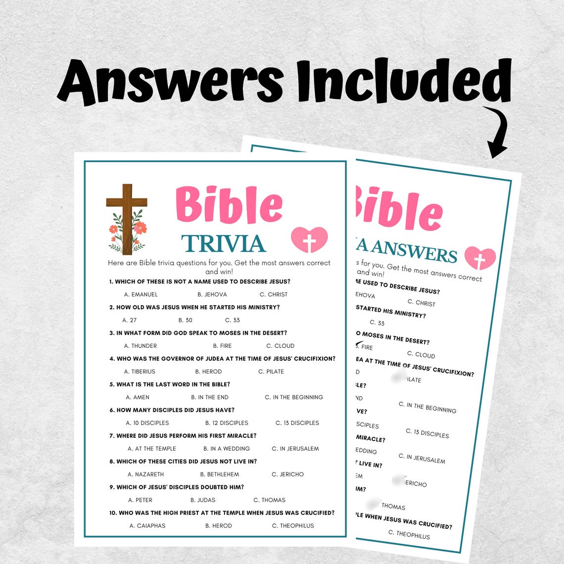 Bible Trivia, Bible Games, Womens Ministry Games, Bible Study Games ...