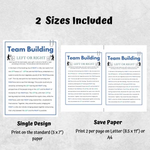 Team Building Games, Left or Right Story Game for Team, Groups ...