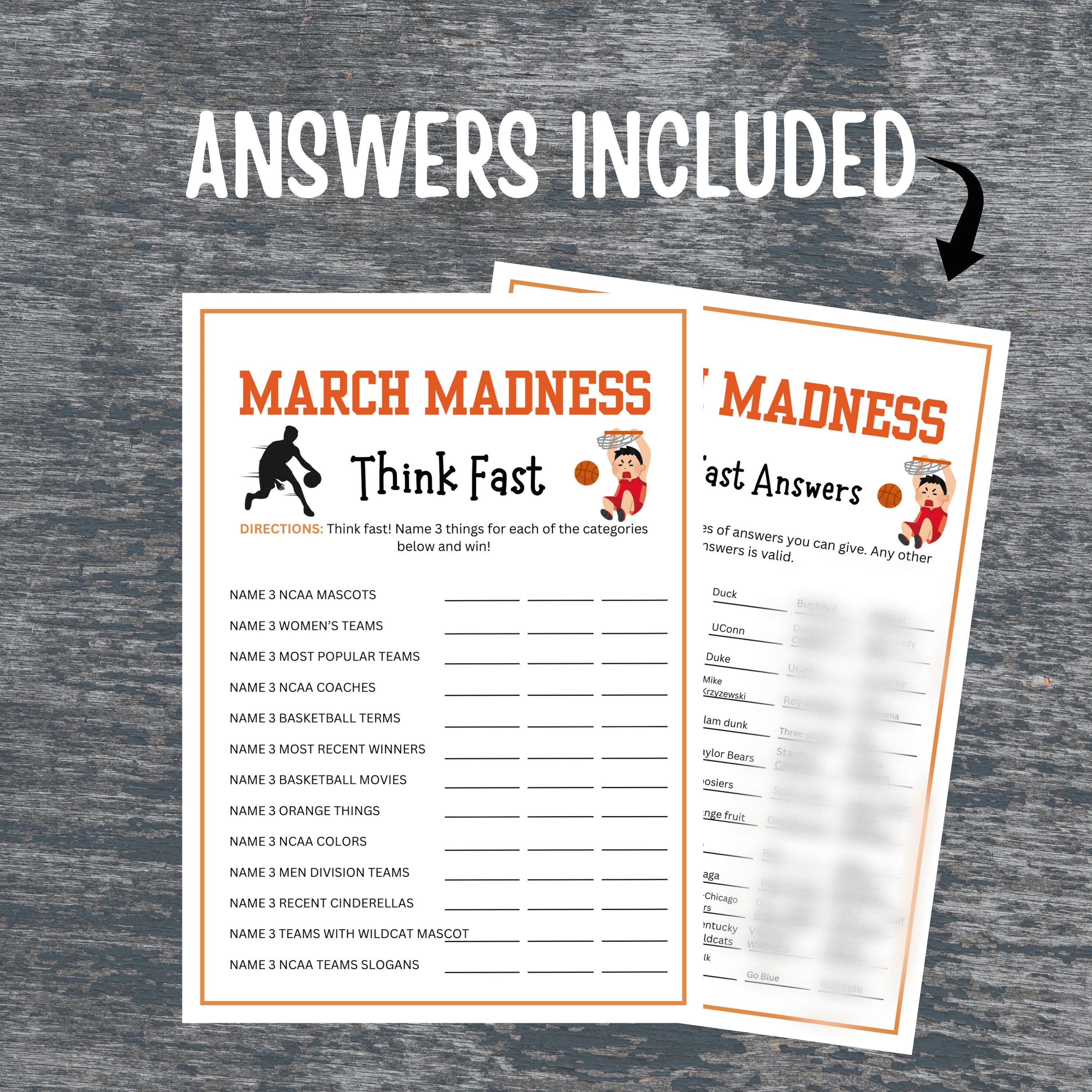 March Madness Games, 21 Games SUPER Bundle, Basketball Games, College ...