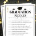 Graduation Riddles, Graduation Games, College Graduation Games, High ...