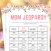 Mom Jeopardy, Mothers Day Trivia, Jeopardy, Mothers Day Party Games for ...