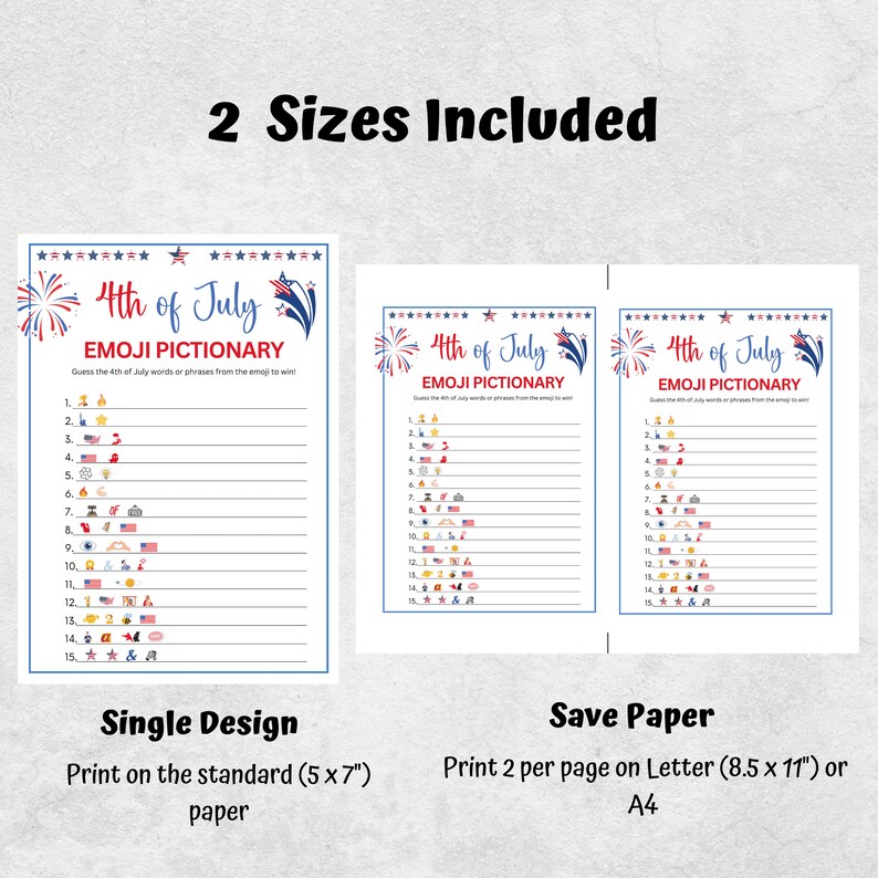 4th of July Emoji Trivia, 4th of July Games, Independence Day Game ...