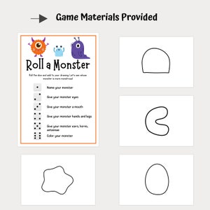 Halloween Games, Roll a Monster, Halloween Games for Kids, Halloween ...