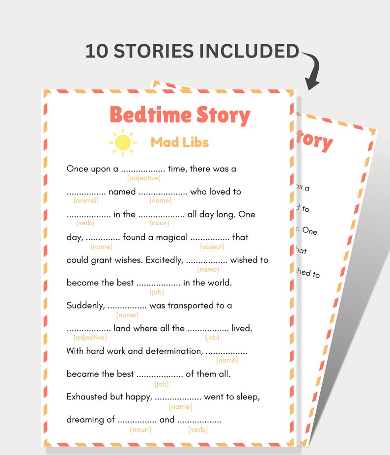 Mad Libs, Games for Kids & Adults, Birthday Games, Brunch Games, Womens ...