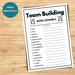Team Building Word Scramble Team Building Games Office Party Games ...