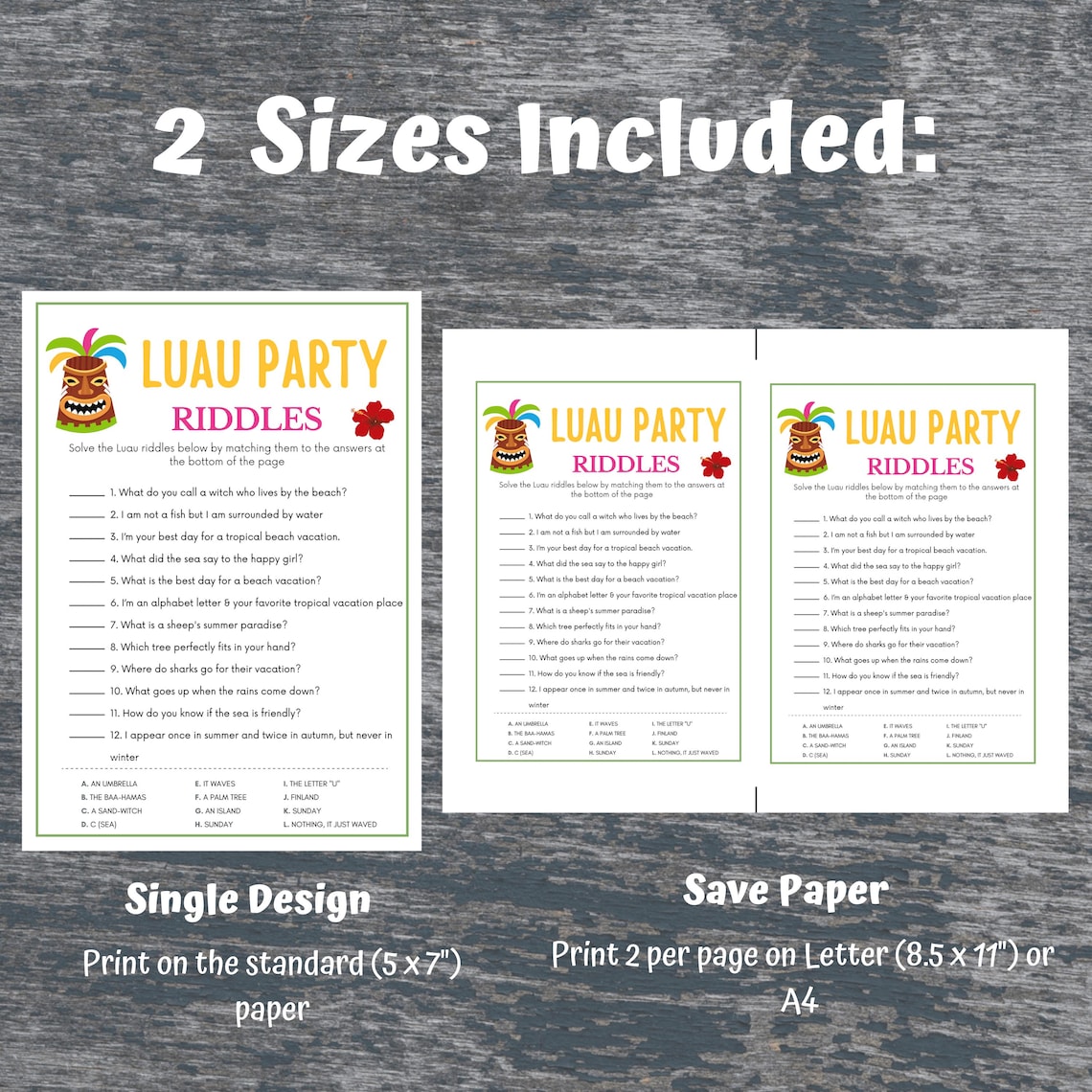 Luau Games Bundle, 35 Games Super Bundle, Luau Party Games, Hawaiian ...