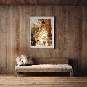 Greek Goddess Hera Painting for Mythology Lovers | Queen Hera With ...