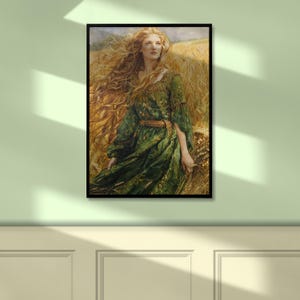 Sif Norse Goddess of Harvest, Golden Hair, and Fertility, Norse ...