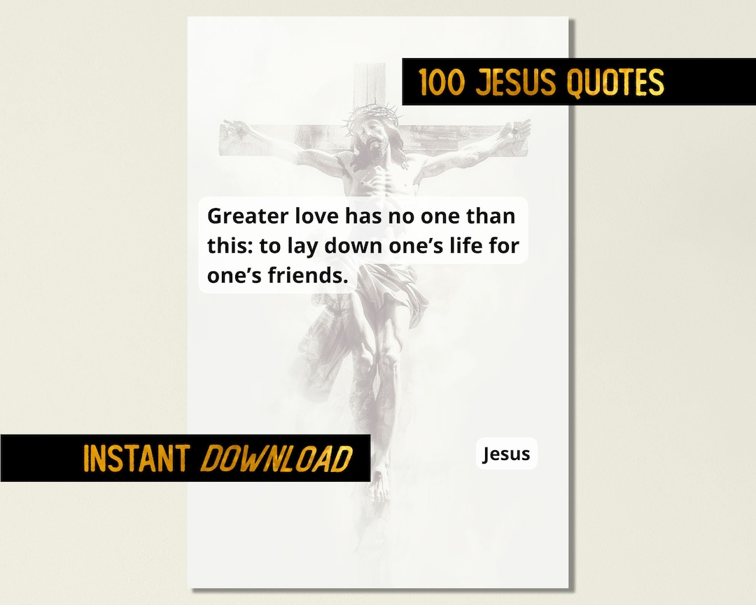 Encouraging Jesus Quotes: 100 Motivational Sayings From Christ for ...