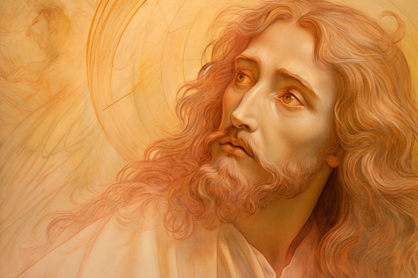 Portrait of Jesus Christ Art Print Renaissance Style 19 - Etsy