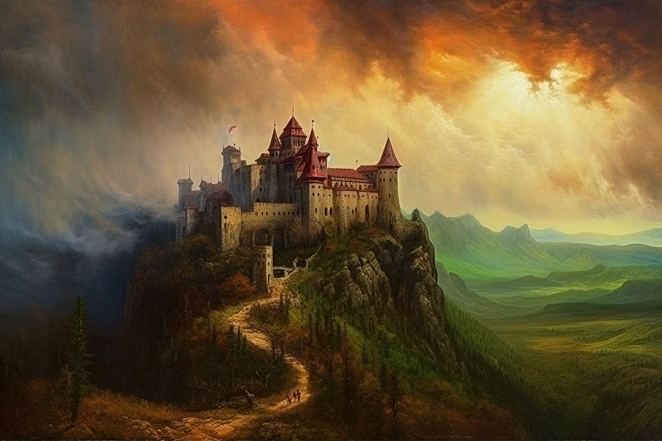 Medieval Castle Art