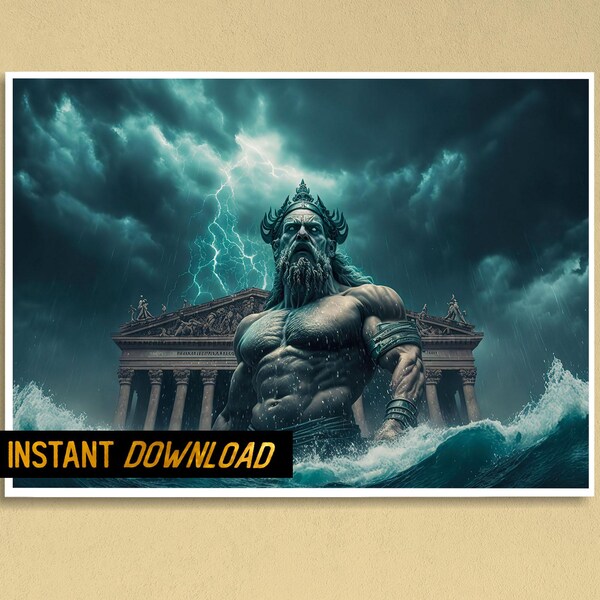 King Neptune Art - Etsy