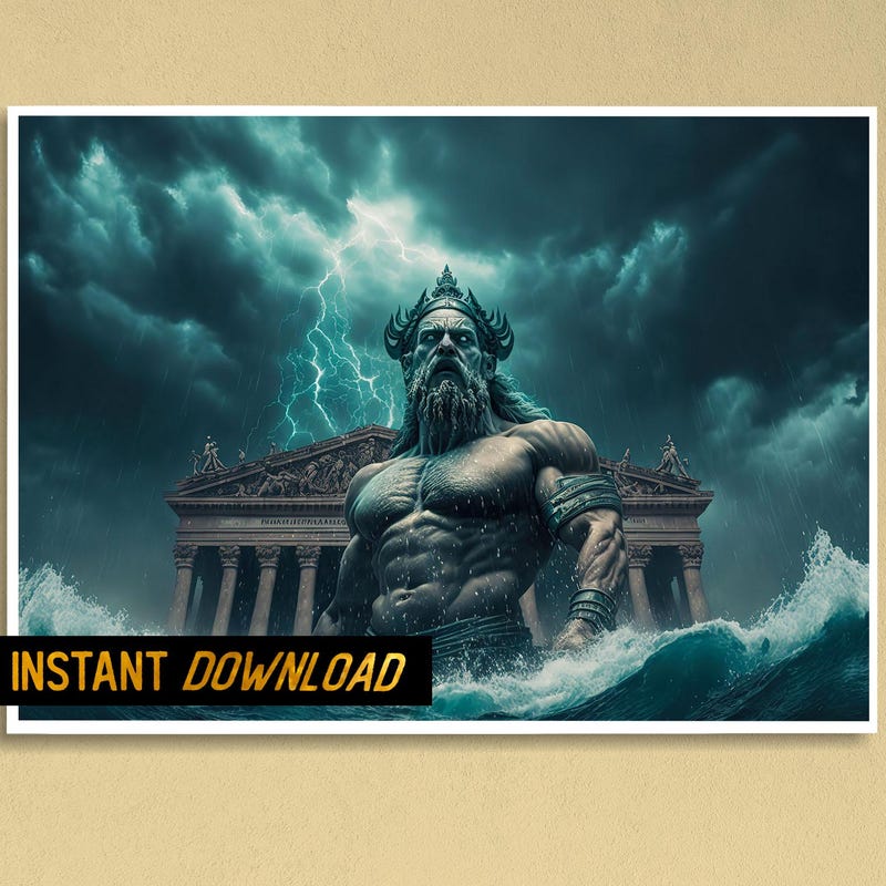 King Neptune Art - Etsy