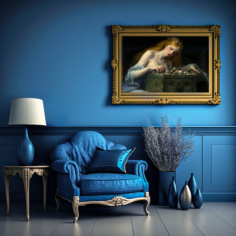 Greek Mythology Art Pandora Box Painting - Pandora's Box Legend ...