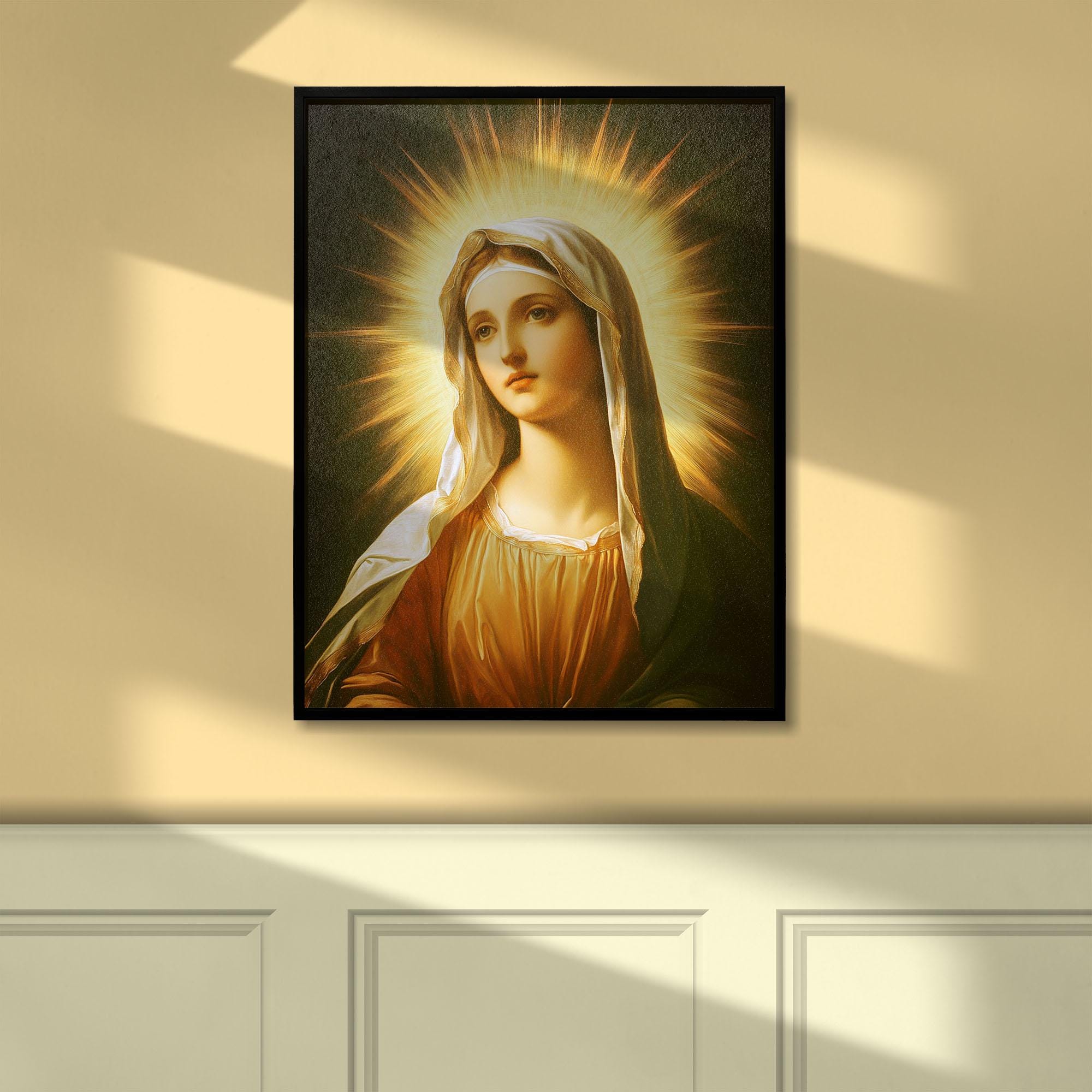 Italian Renaissance Virgin Mary Art - Immaculate Virgin Religious Wall ...