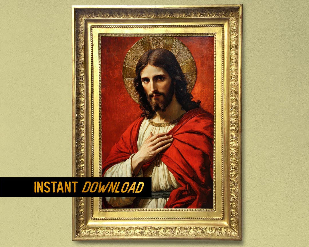 Christ Medieval Art - Medieval Jesus Portrait - Christian Iconography ...