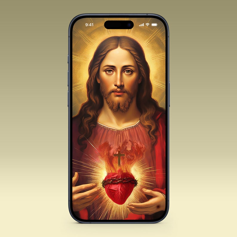 Jesus Christ Phone Wallpaper - Catholic Wallpaper for iPhone Samsung ...