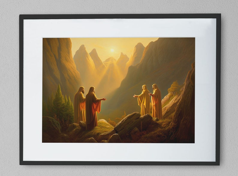 Transfiguration of Jesus Christ Art Print Italian Renaissance - Etsy