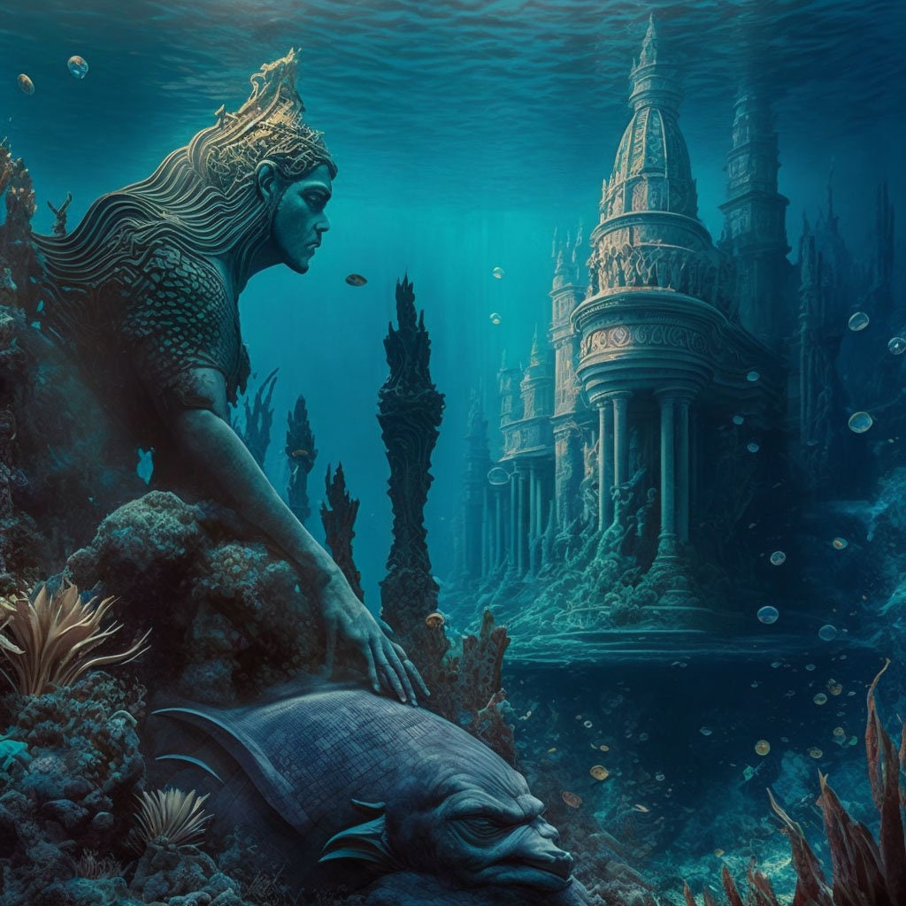 Atlantis Underwater Wallpaper
