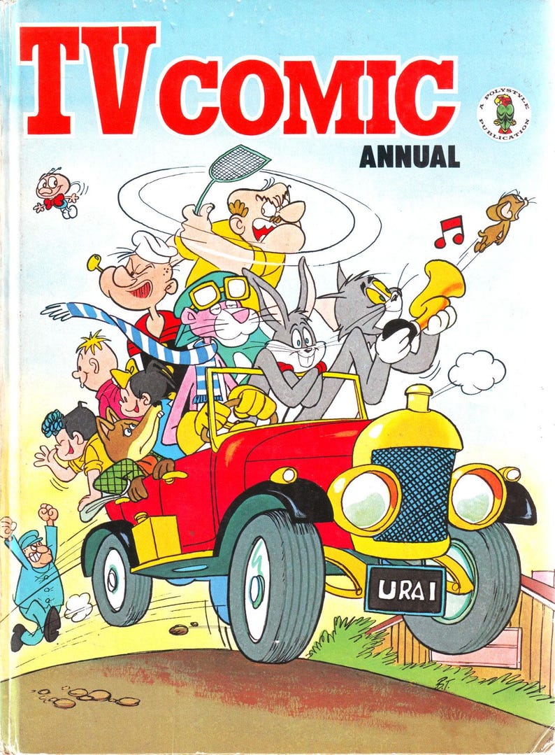 TV Comic Annuals and Specials Collection on DVD. UK Classic Comics - Etsy