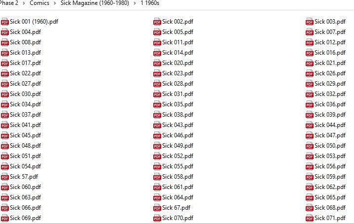 Sick Magazine 1960-1980 Extensive Collection on 2 Dvds. UK Classic ...