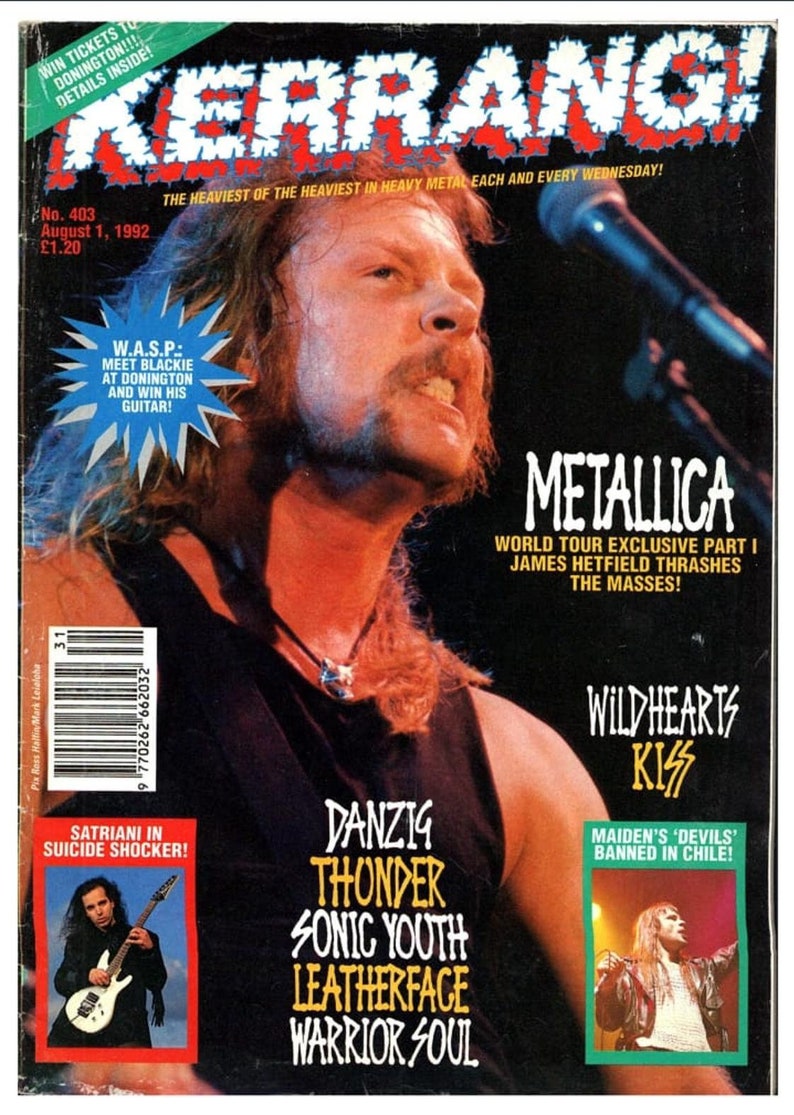 Kerrang! Rock Magazine on 2 Dvds. UK Classic Comics - Etsy