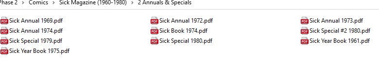 Sick Magazine 1960-1980 Extensive Collection on 2 Dvds. UK Classic ...