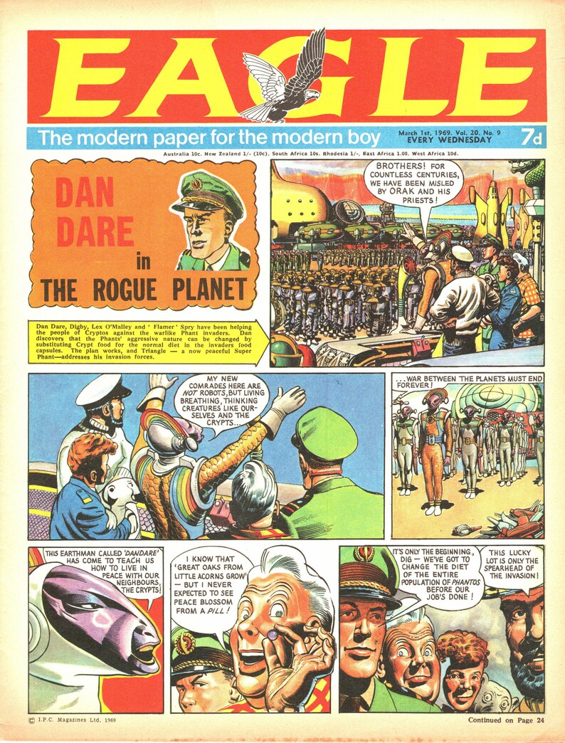 Eagle Comic Annuals Specials & V20 1969 COMPLETE on DVD. - Etsy