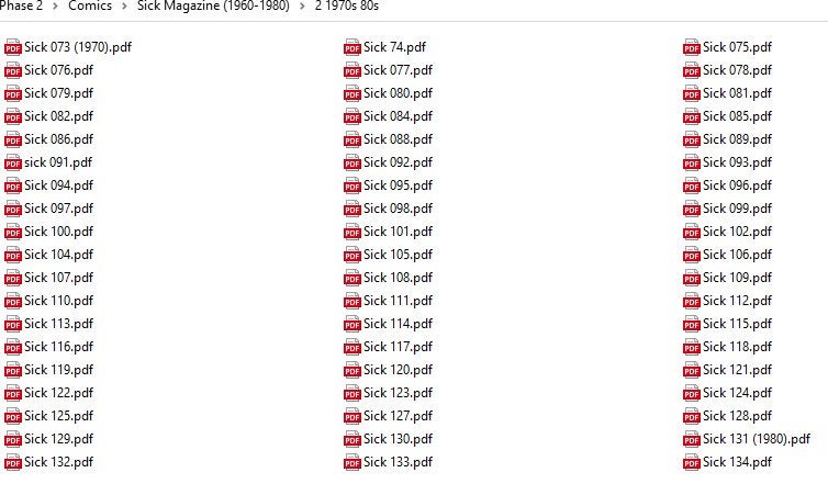 Sick Magazine 1960-1980 Extensive Collection on 2 Dvds. UK Classic ...
