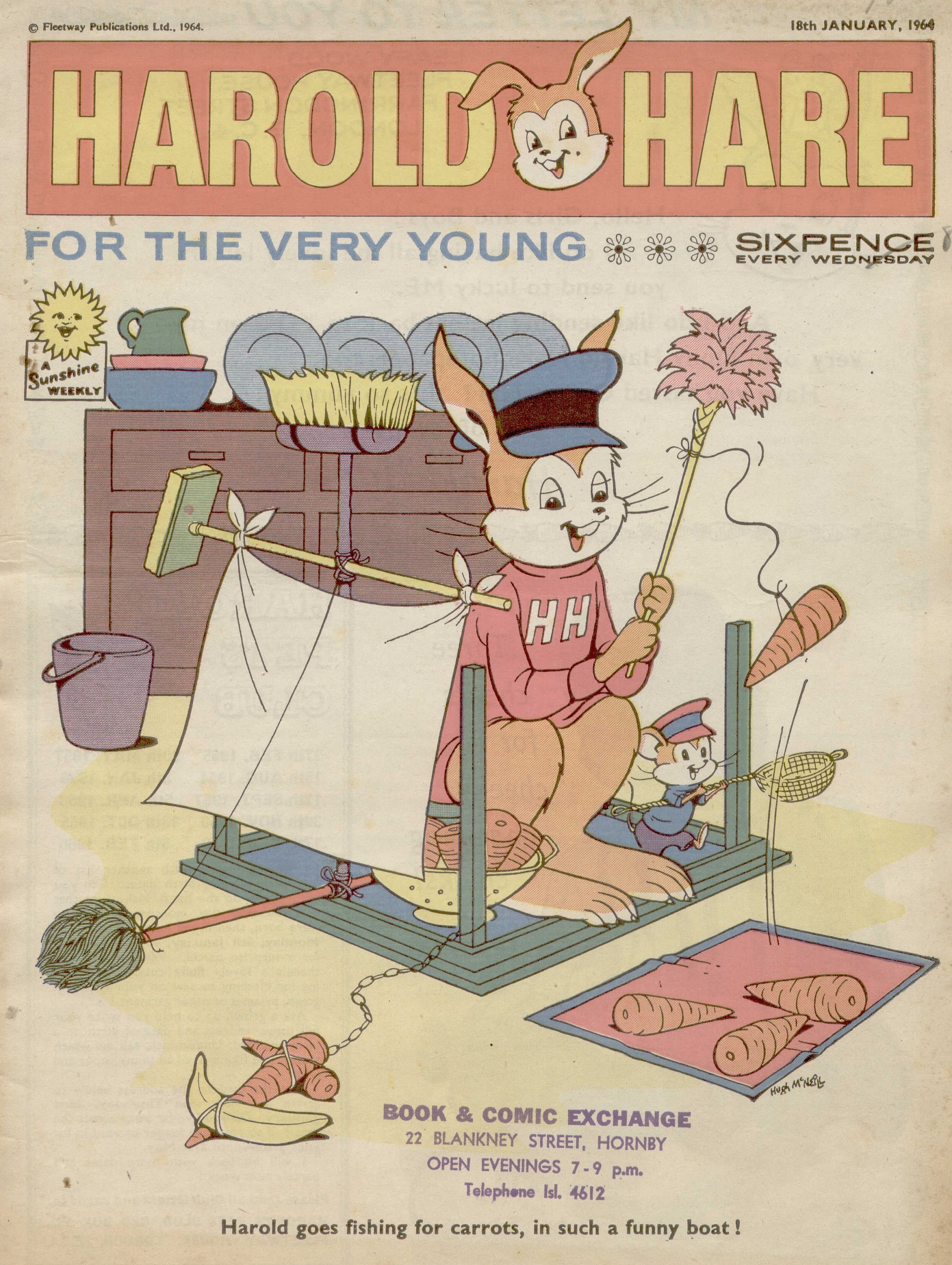 Harold Hare Comic FULLY COMPLETE 1959-1964 on 3 Dvds. UK Classic Comics ...