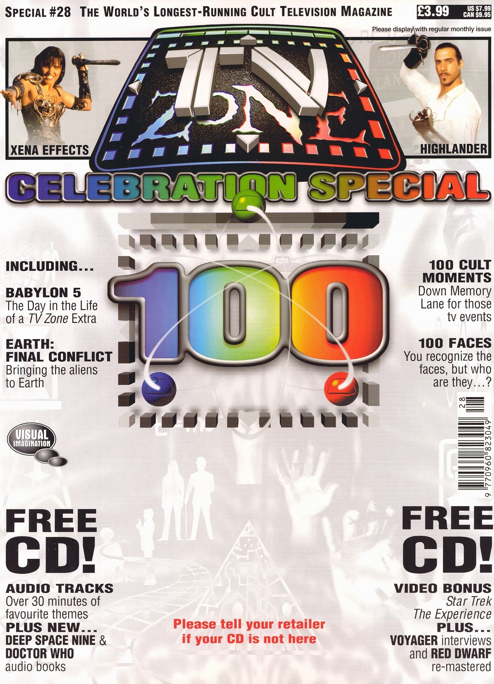 TV Zone Magazine COMPLETE Every Issue on 5 Dvds. UK Classic Comics ...