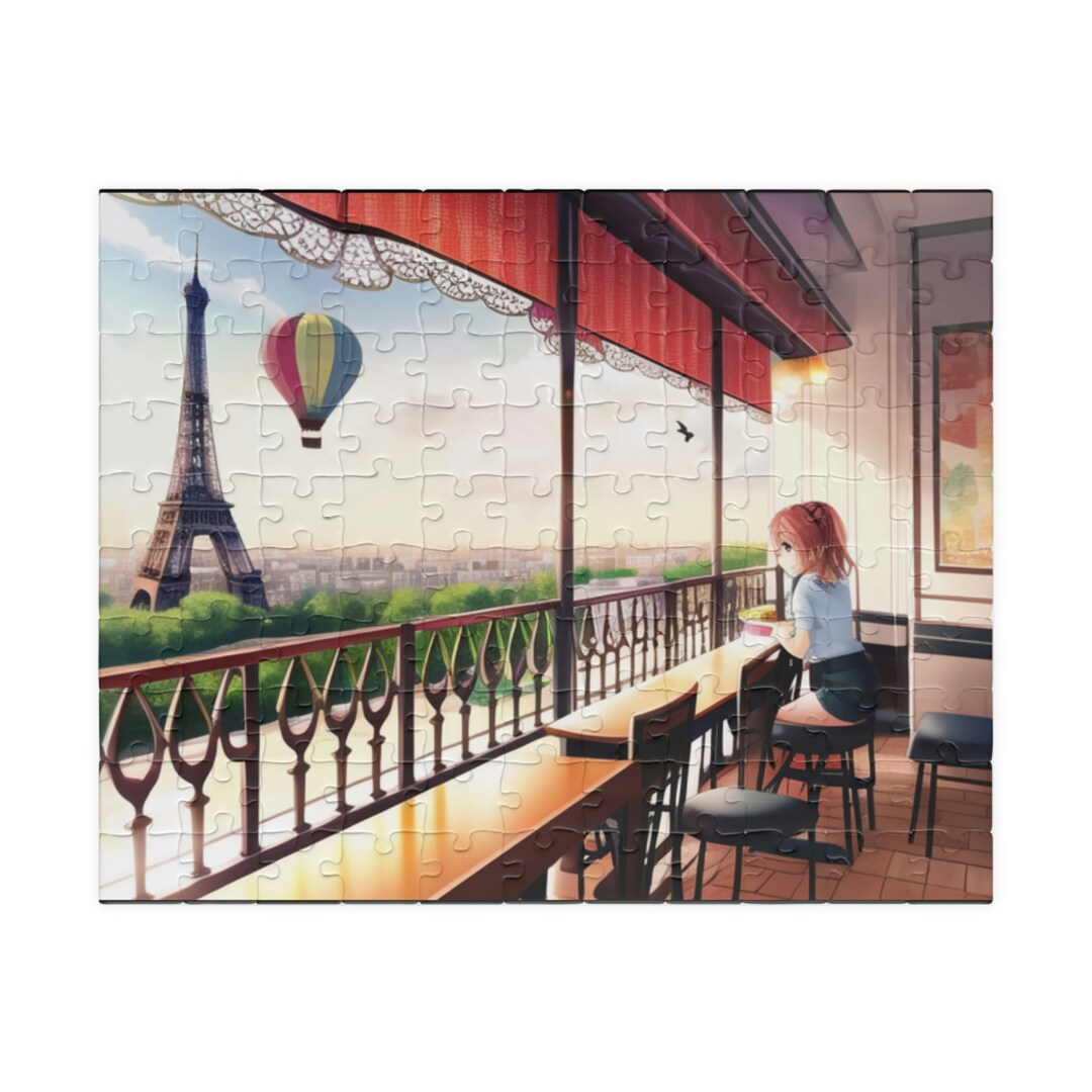 Paris Anime Chibi Puzzle (110, 252, 500, 1014-piece) - Etsy