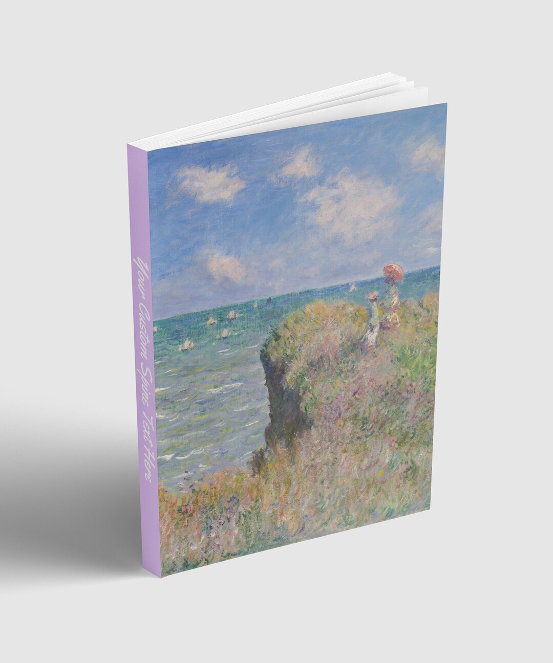 Monet Art Cover Journal Aesthetic Notes Personalized - Etsy