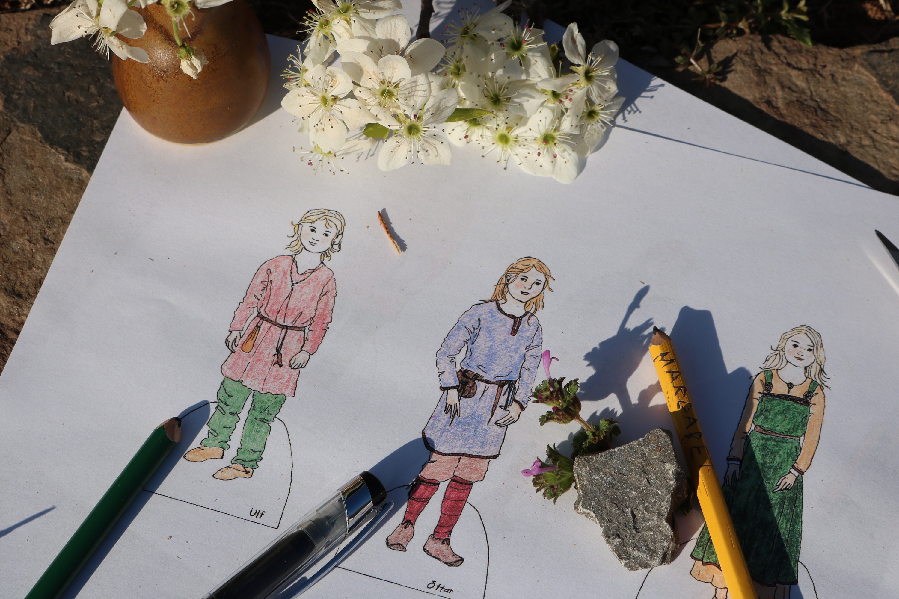 Viking Paper Dolls, Printable, Crafts for Children, Authentic - Etsy