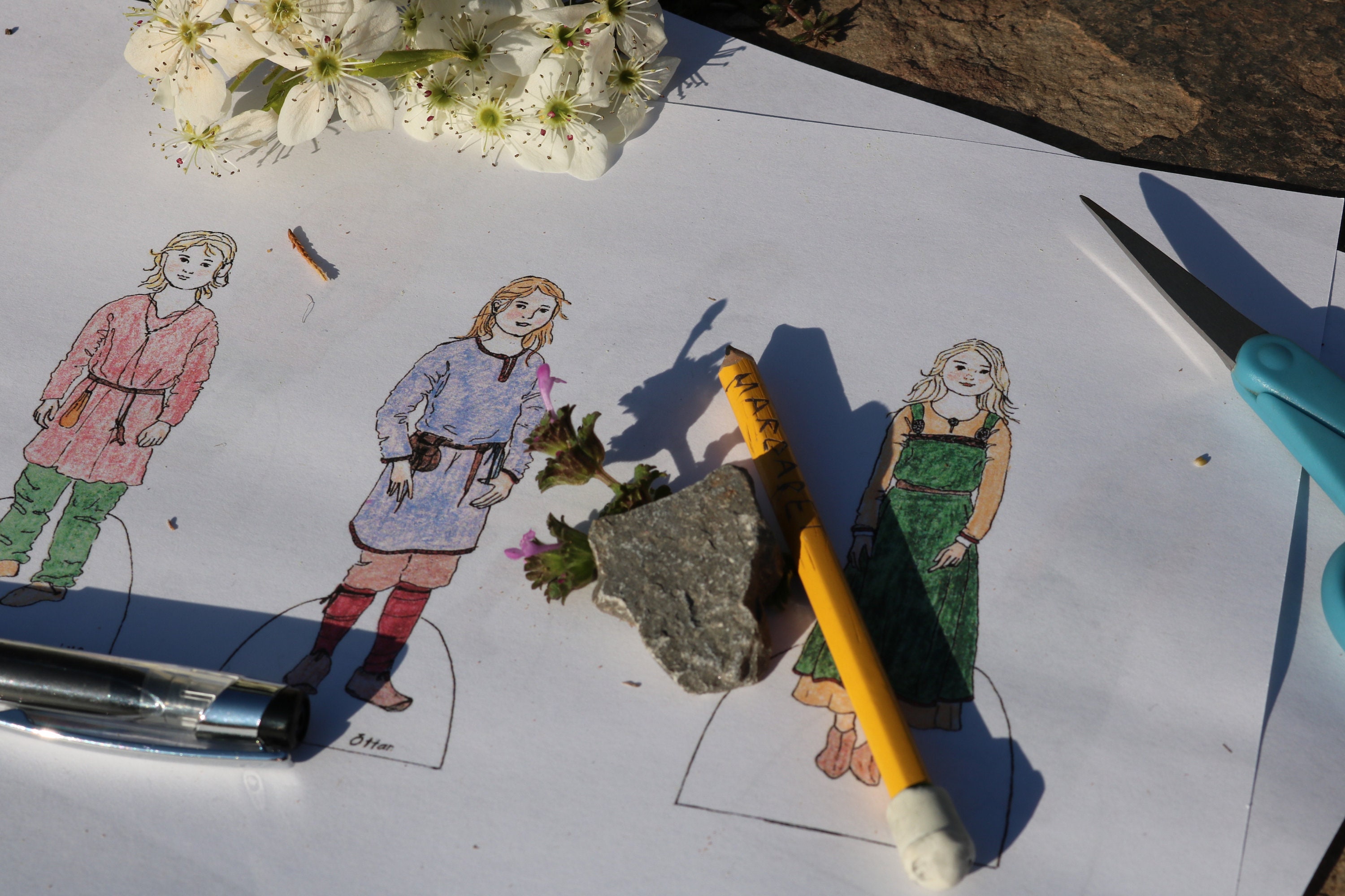 Viking Paper Dolls, Printable, Crafts for Children, Authentic - Etsy