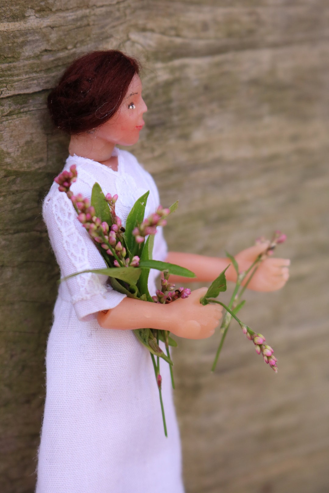 1/12 Scale Polymer Clay Ooak Dollhouse Doll, Handmade Artisan Miniature ...