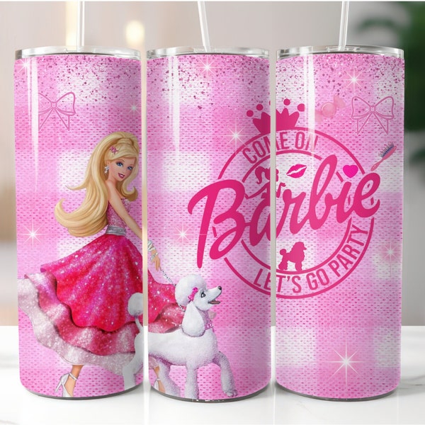 12 Oz Barbie Tumbler Wrap - Etsy