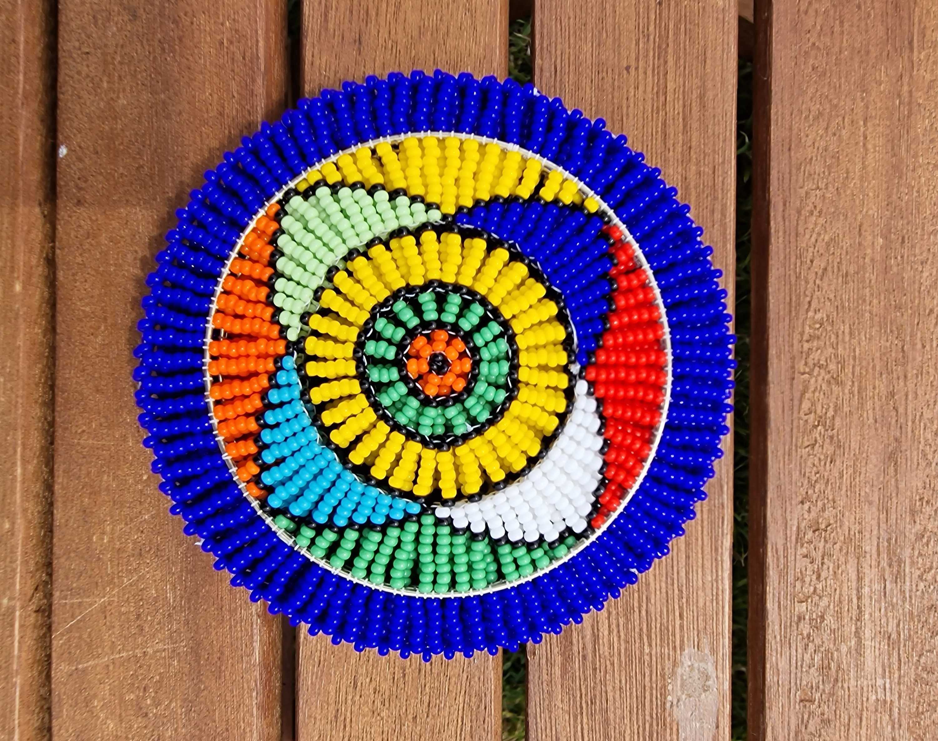Beaded Coasters (set of 6) - Etsy