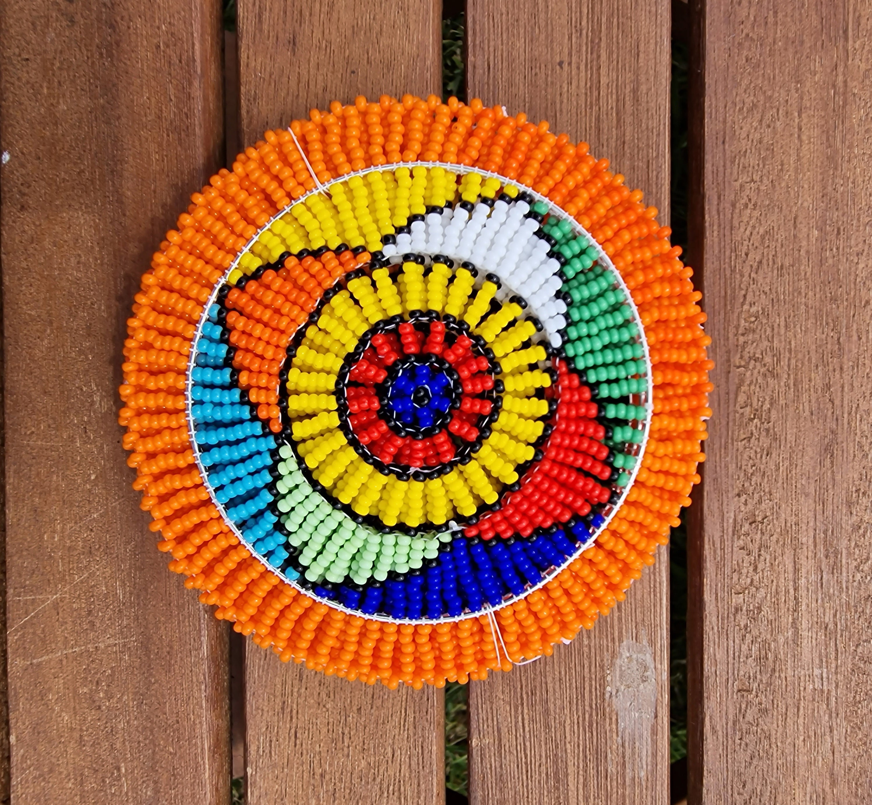 Beaded Coasters (set of 6) - Etsy