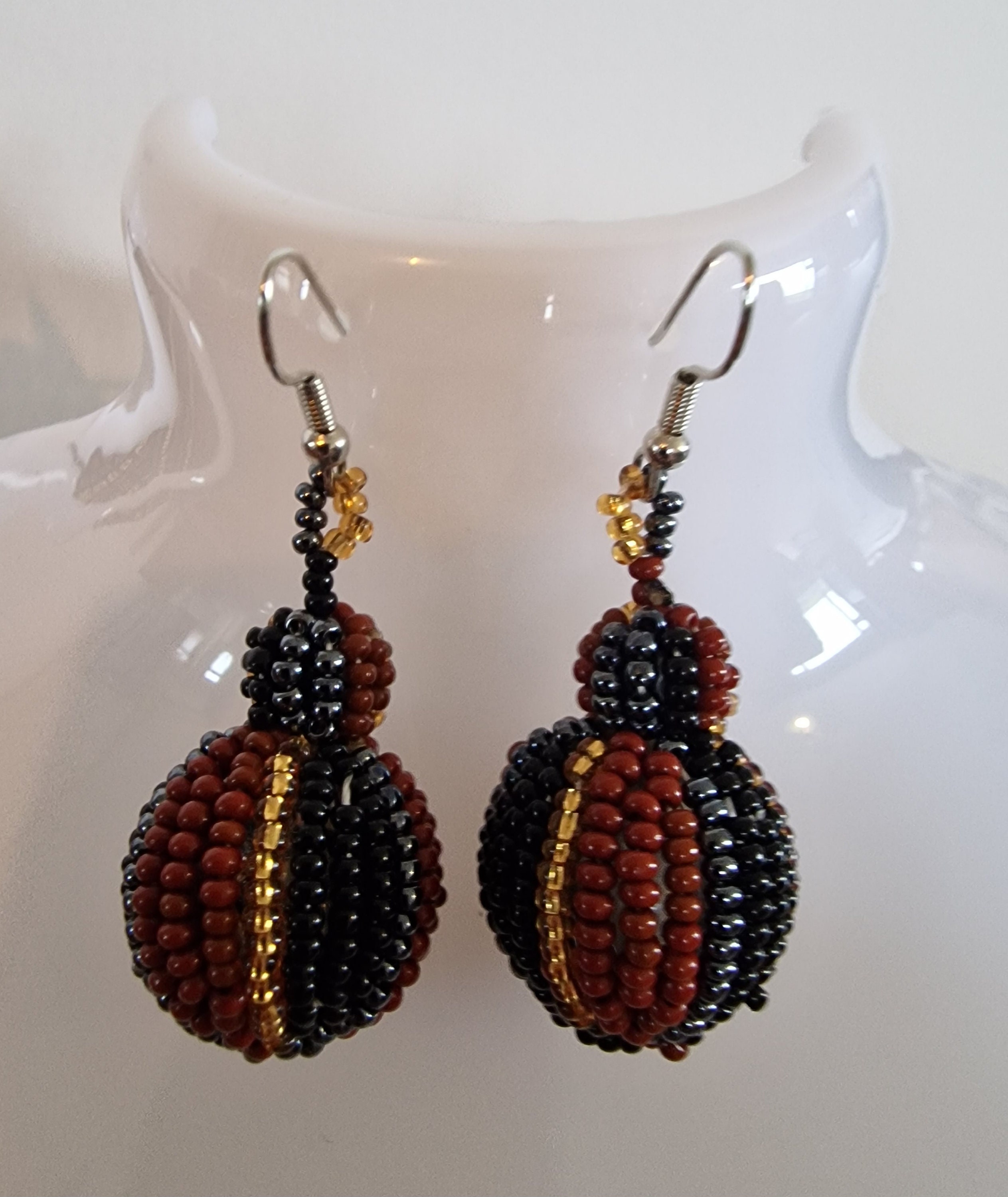Beaded Earrings - Will Match the Zama & Twisted Necklaces - Etsy