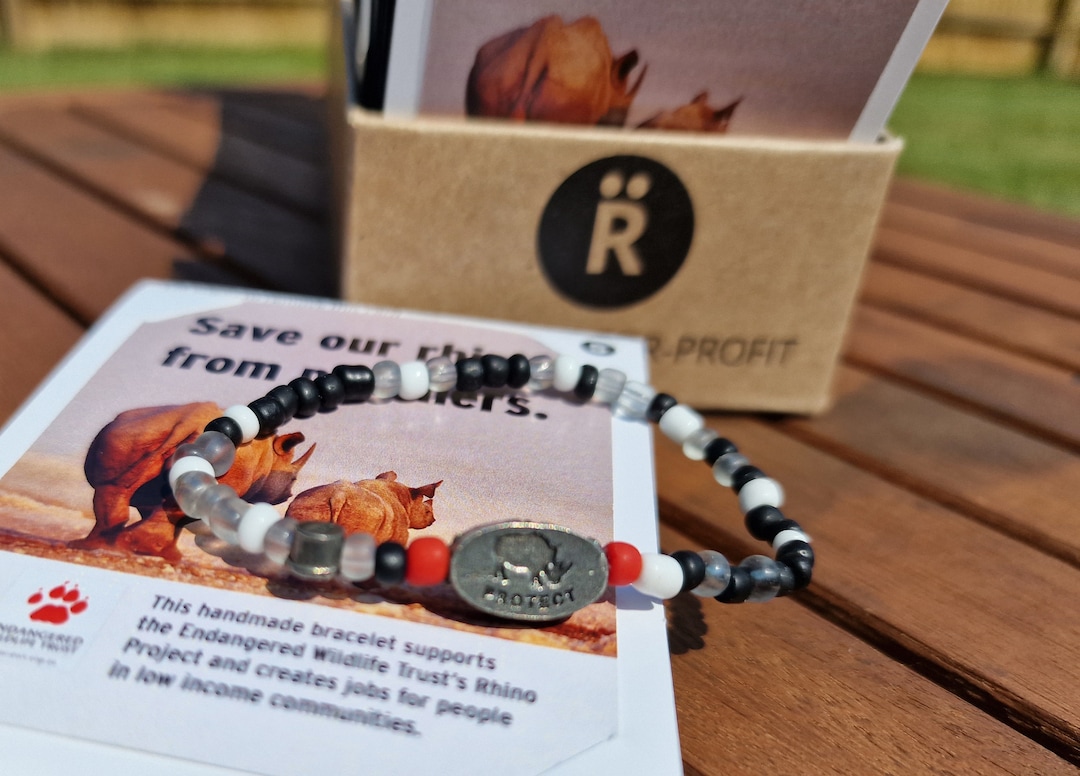 Beaded African Bracelets - Rhino, National Parks, Oceans, Elephants ...