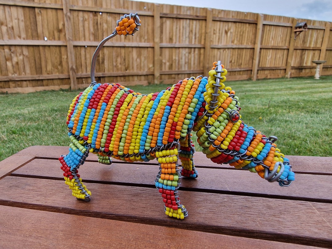 African Beaded Animals - Small Multi Coloured - Etsy