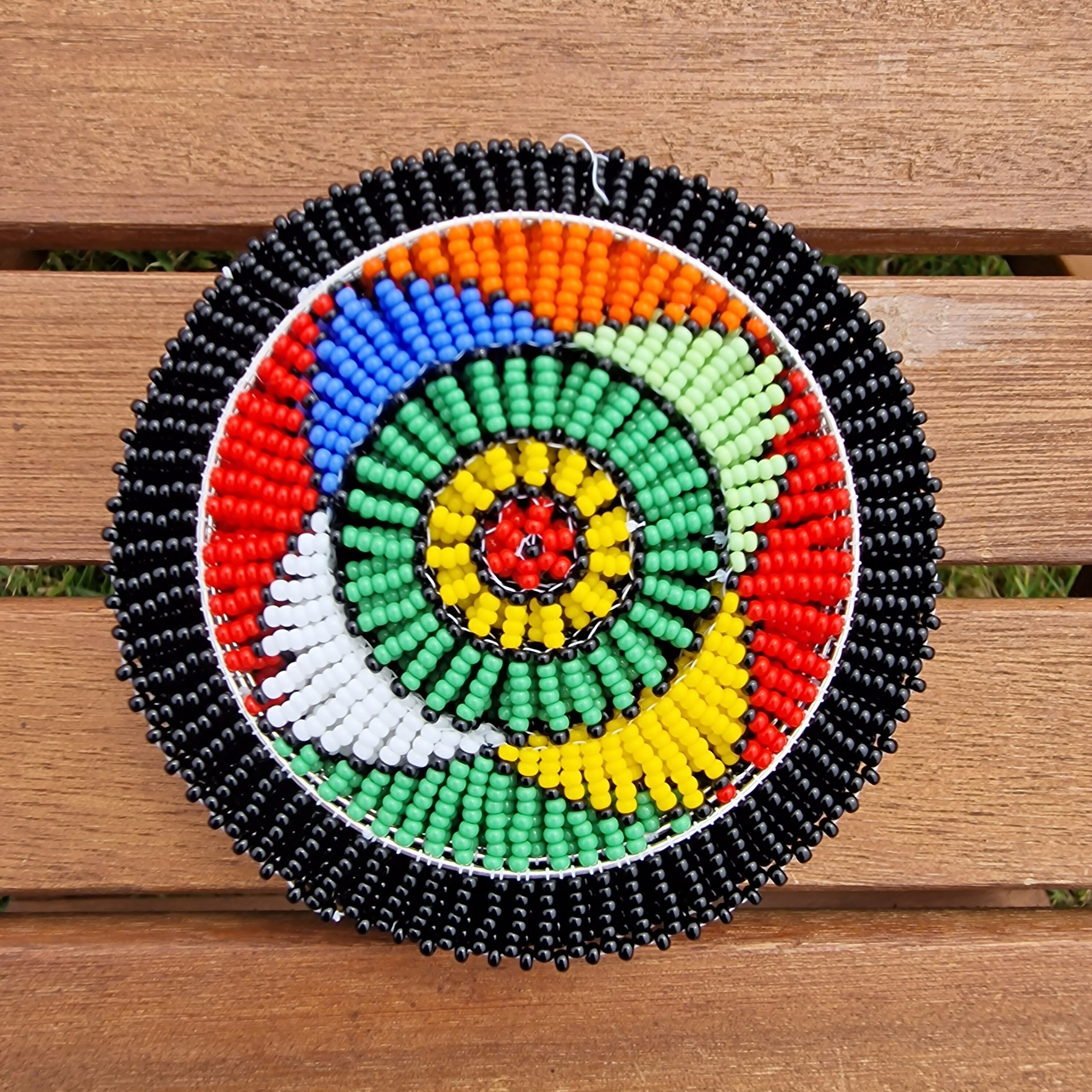 Beaded Coasters (set of 6) - Etsy