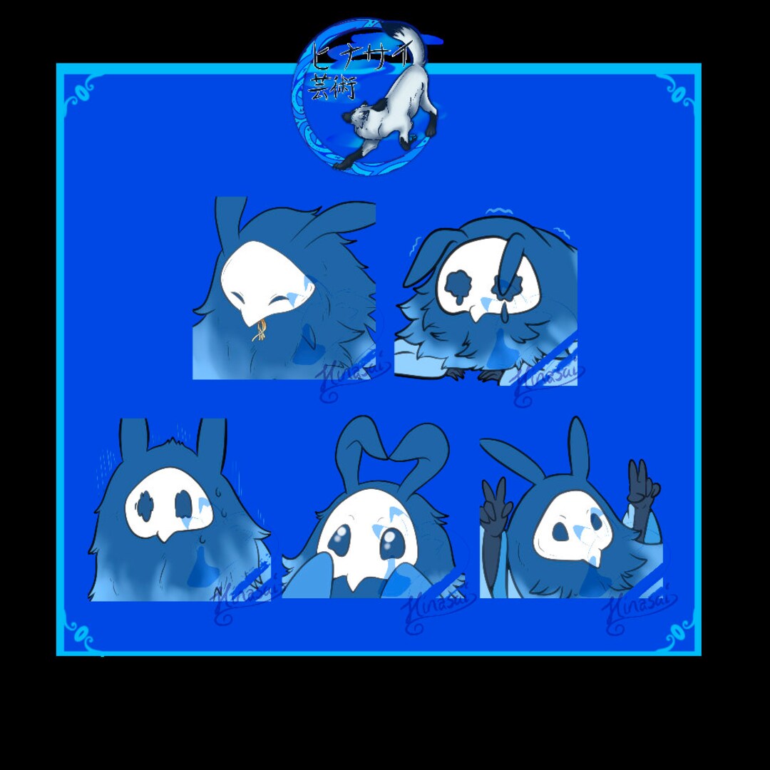 Five Blue Gnshin Impact Abyss Mage Emtos - Etsy