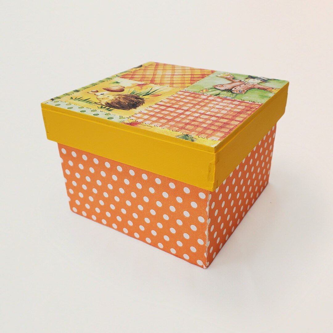 Handmade Decoupage Wood Box - Small - Etsy