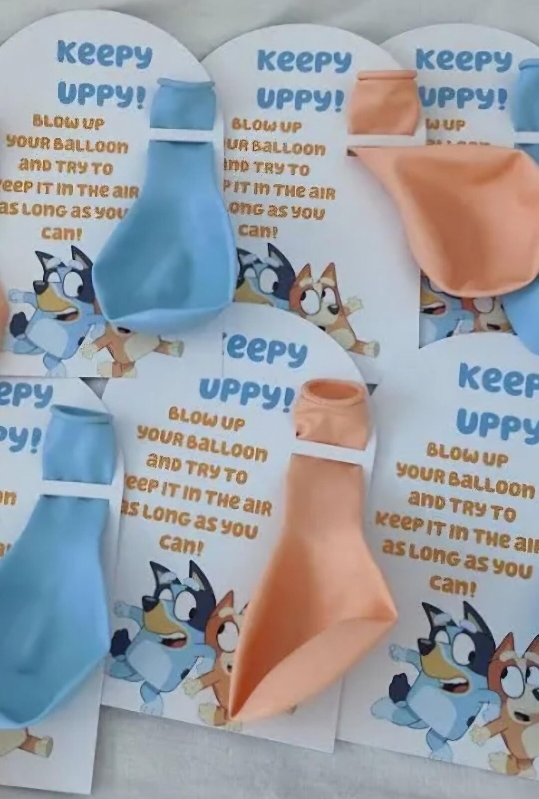 Bluey Keepy Uppy Party Favors - Etsy