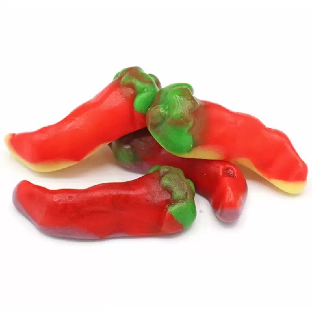 Hot Fire Peppers Gummy Sweets - Etsy
