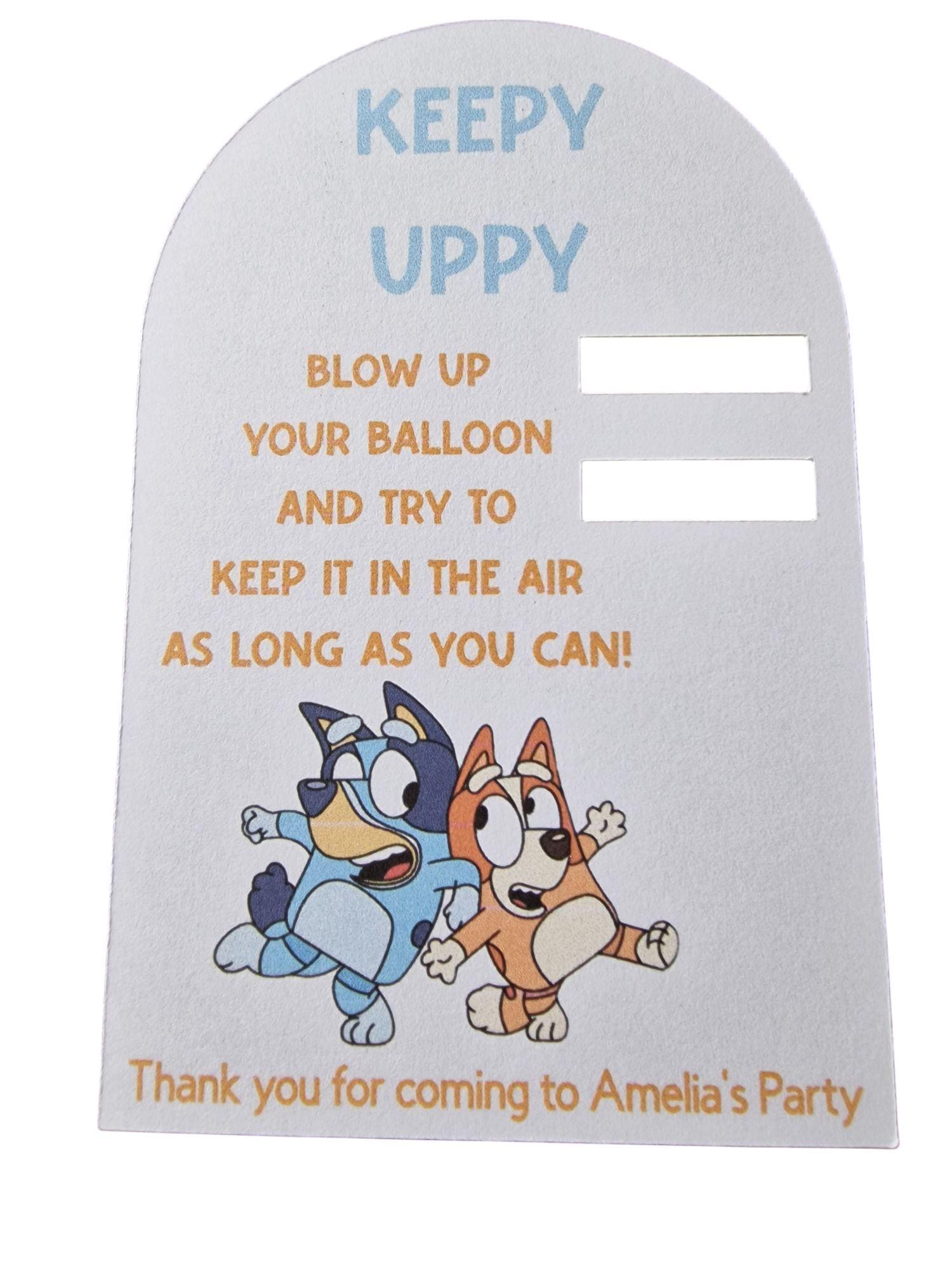 Bluey Keepy Uppy Party Favors - Etsy